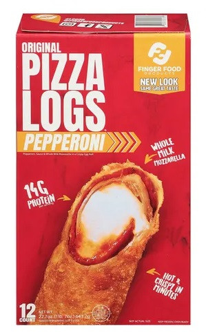 Original Pizza Logs Pepperoni - 72 pack