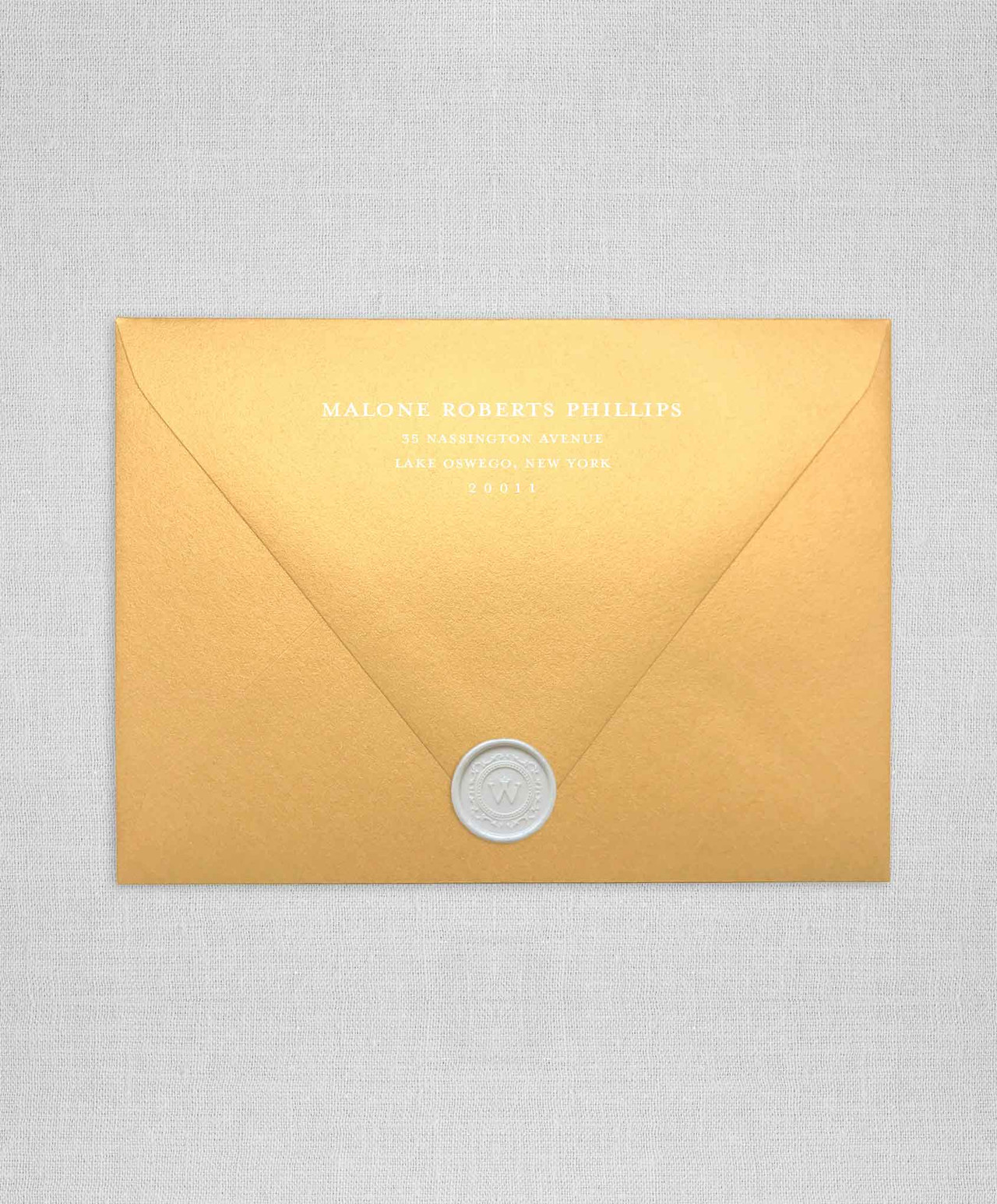 Gold Envelope (Metallic) | Sterling Stripes