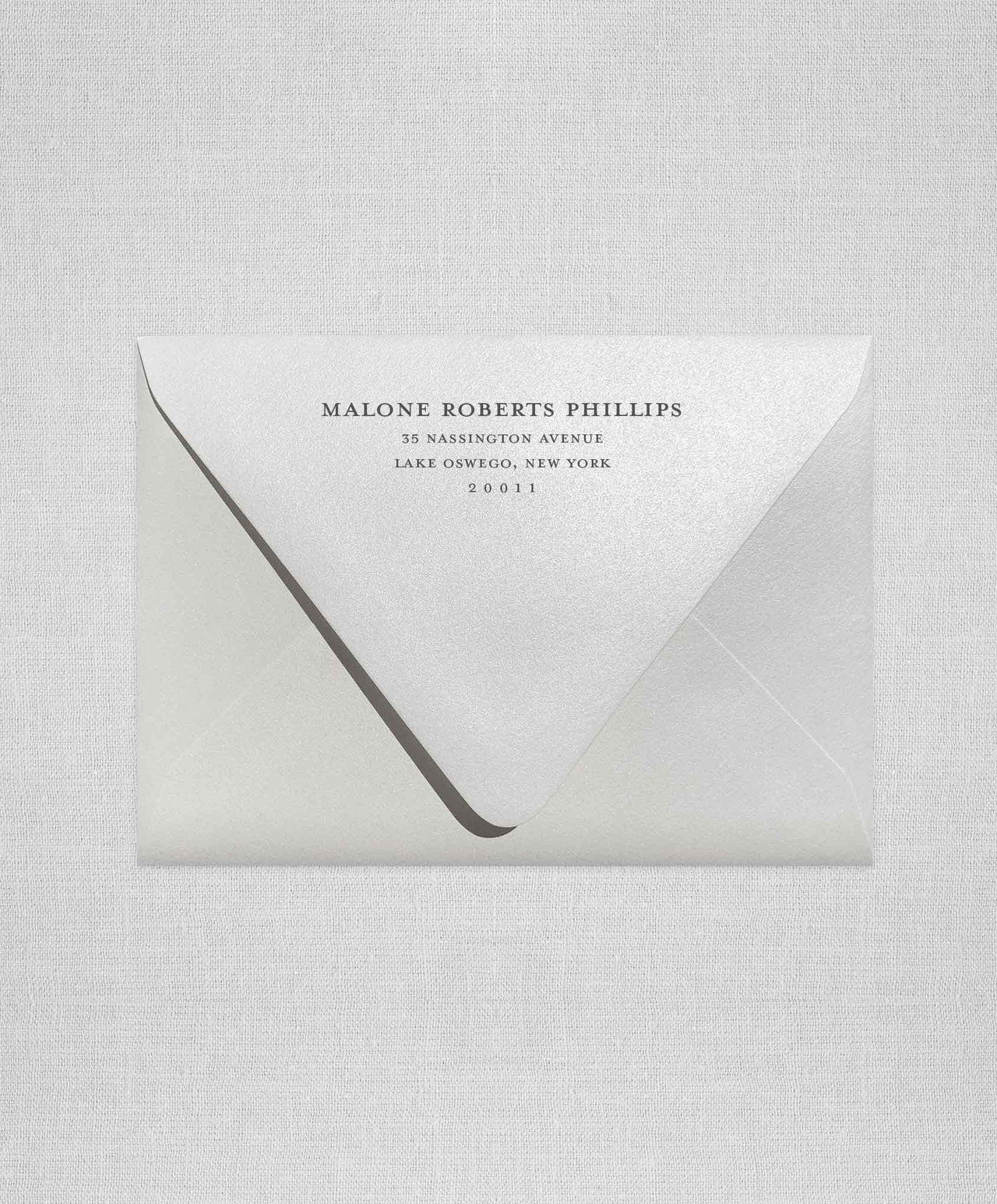 Silver Envelope (Metallic) | Sterling Stripes