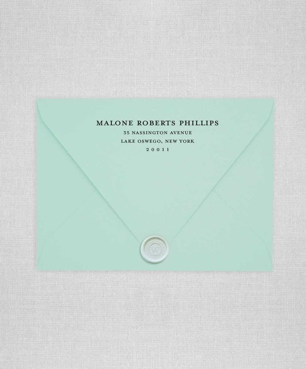 Mint Green Envelope – Chic Seafoam Hue on Matte Paper