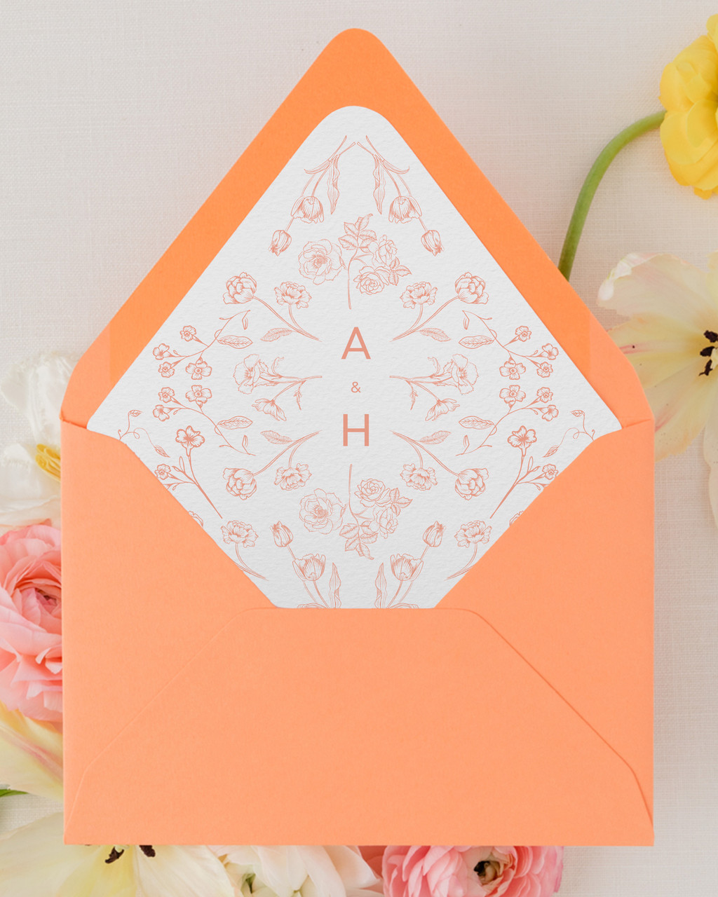 Full Bloom Envelope Liner | Sterling Stripes