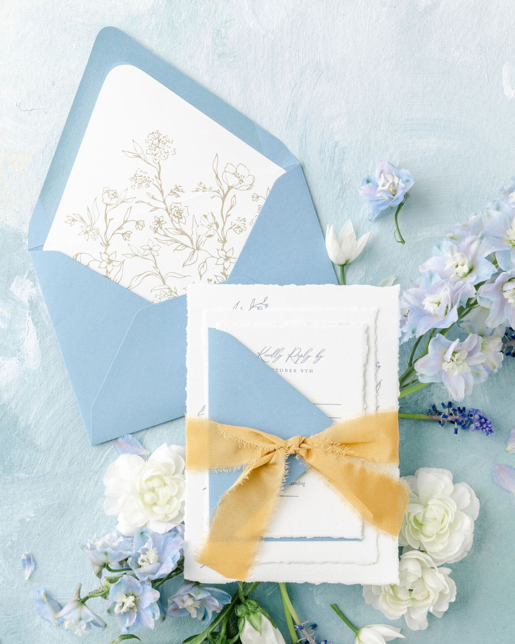 Secret Garden Envelope Addressing | Sterling Stripes