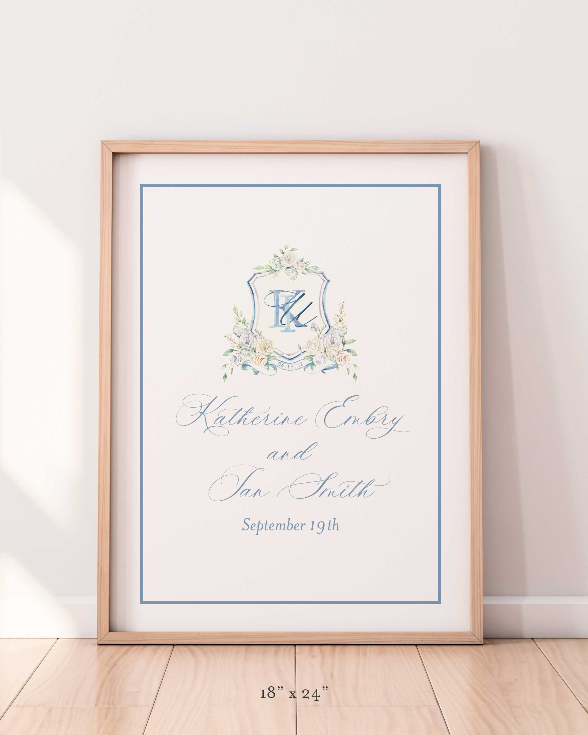 Custom Venue Watercolor Wedding Stationery