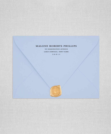 Azure Blue Envelope | Light Blue Envelopes