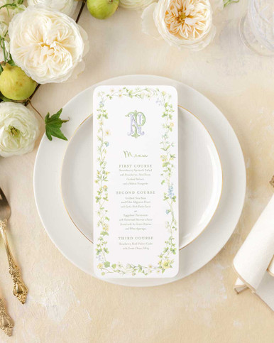 Allure Menu - Wedding Menu