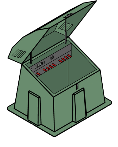 Cable Junction Pedestals | Jensen Infrastructure