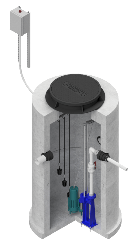 Mini-Muni 2In Simplex Stormwater Pump Station - MM-248-SN1 | Jensen ...