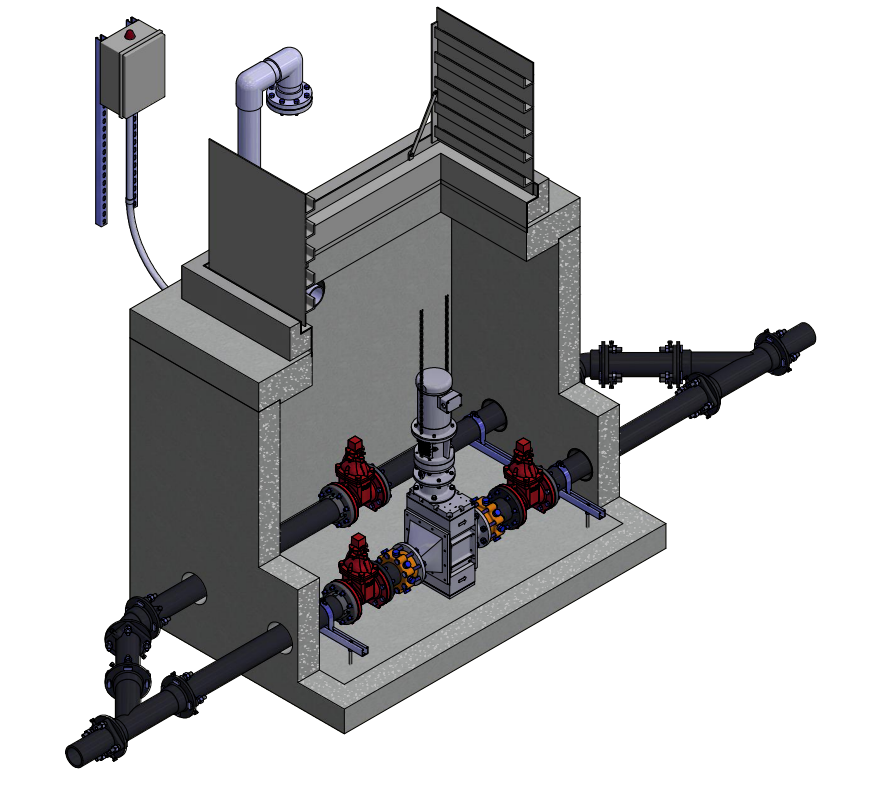 4 in. Inline-Bypass Grinder System | Jensen Infrastructure