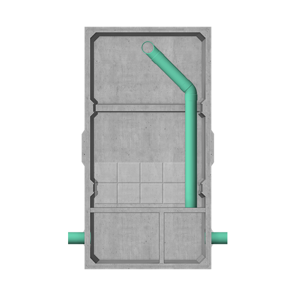 Internal Bypass High Velocity Interceptor - JPHV-6000-IB | Jensen Precast