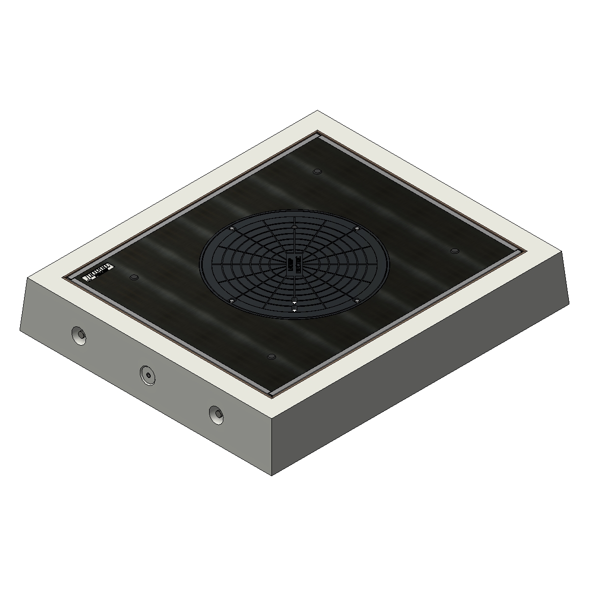 4860 Traffic Vault Neck with Concrete Cover - LADWP | Jensen Precast