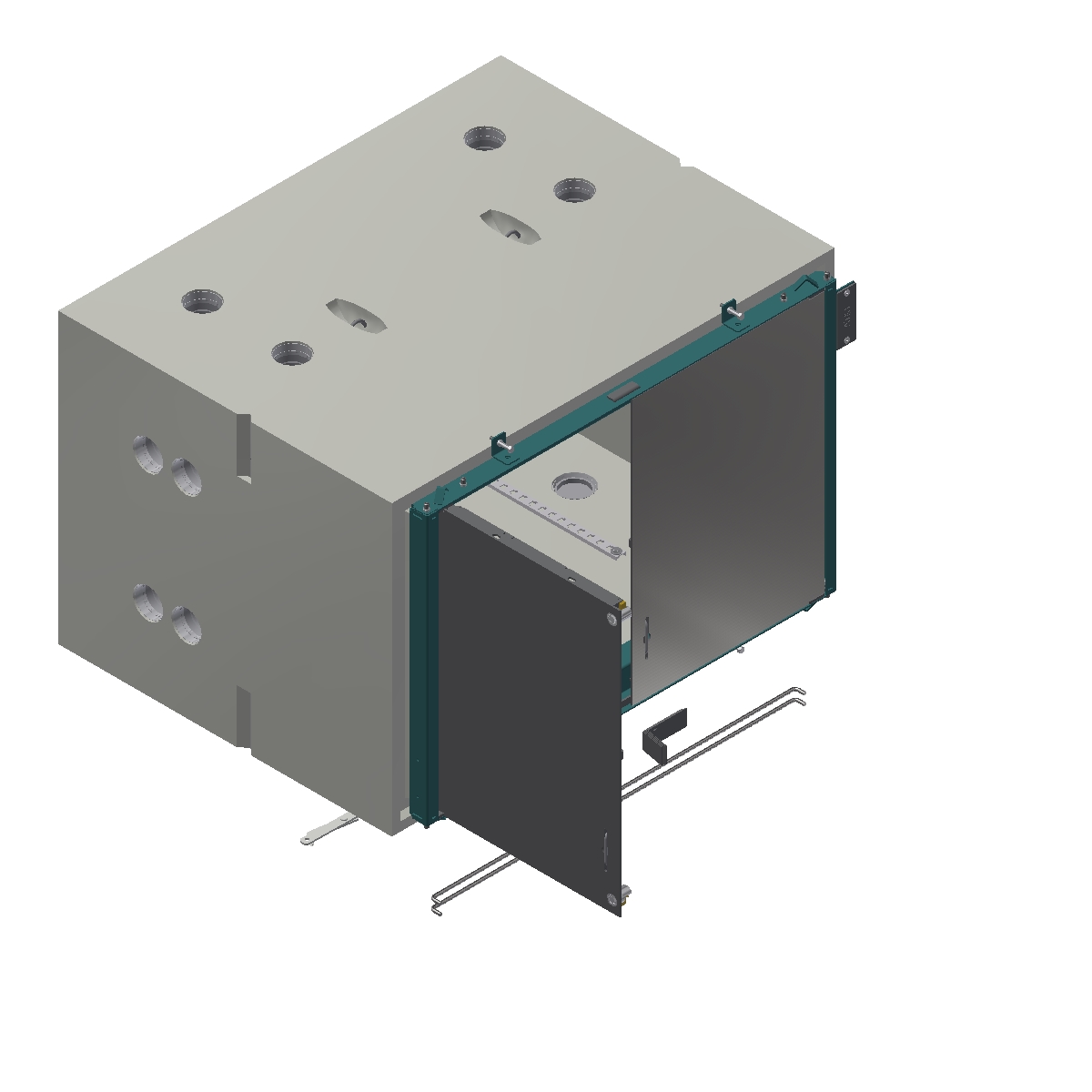 Pedestrian Pull Box - 3660 w/ Hinged Cover - AT&T Northern California ...