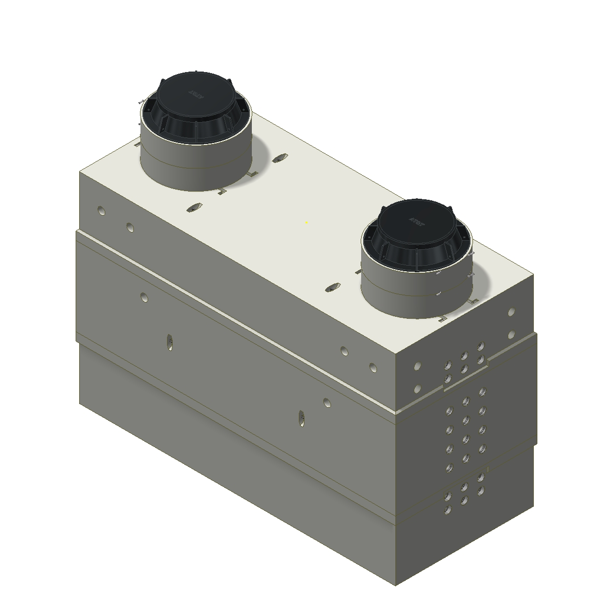 Center Duct Vault - 72180 w/ 36" dia. Access Points - AT&T Northern ...