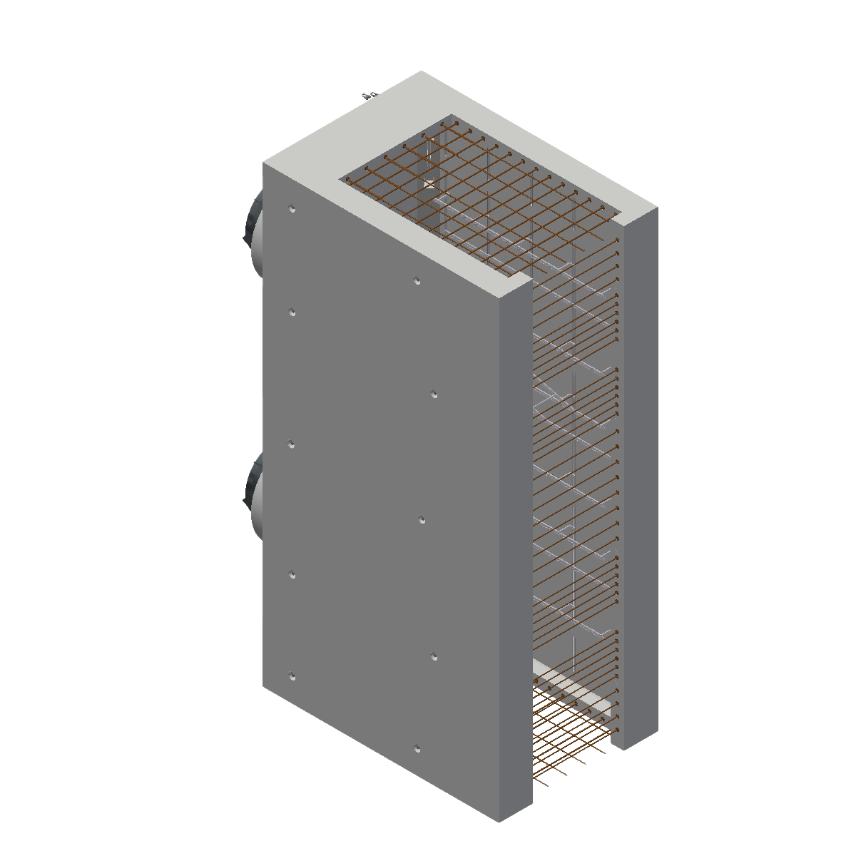 Intercept Tunnel Vault - 72228 w/ 36" dia. Access Openings - AT&T ...