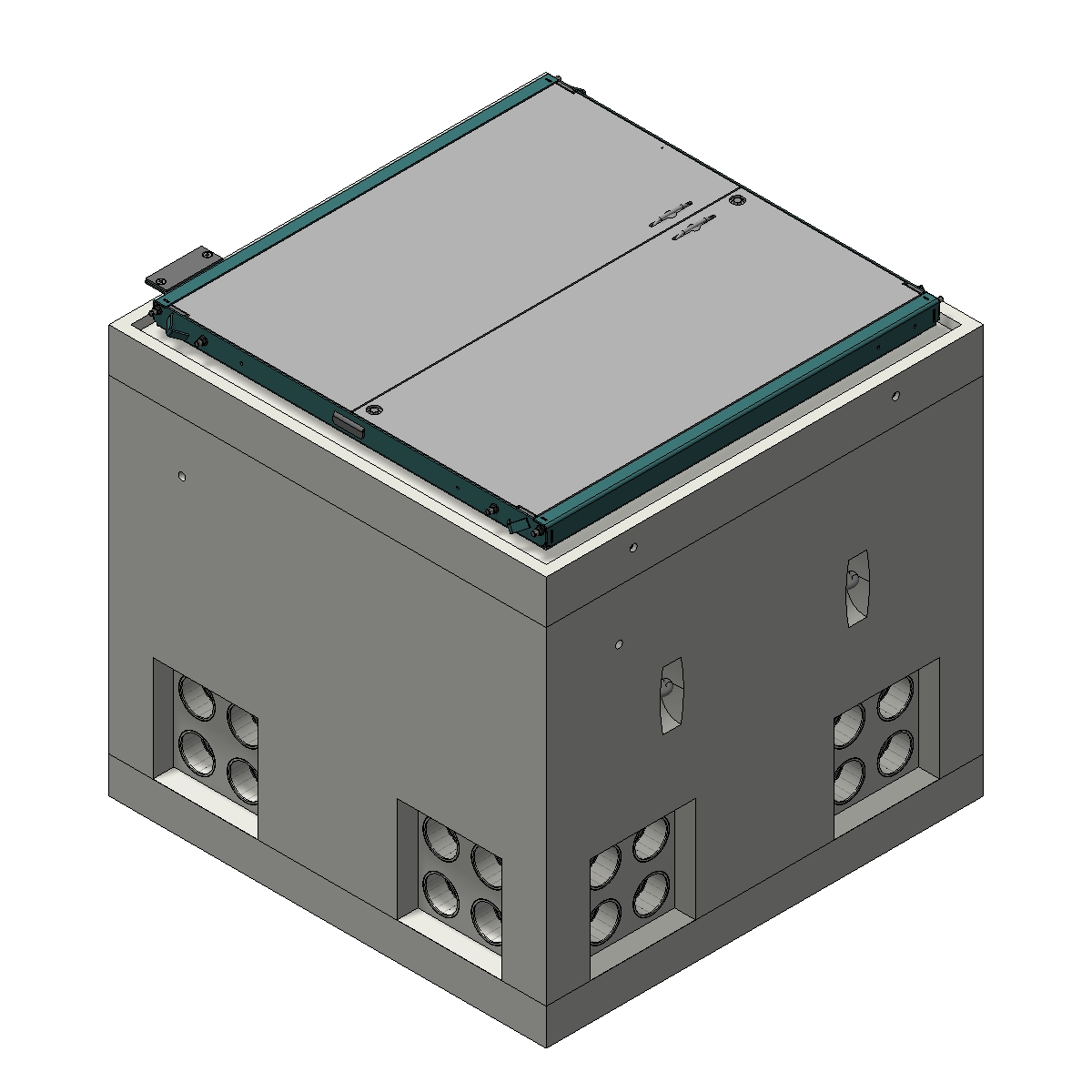 Vault 4848x57 Terminators Sump, Racking 48"x48"C Roseville Electric ...