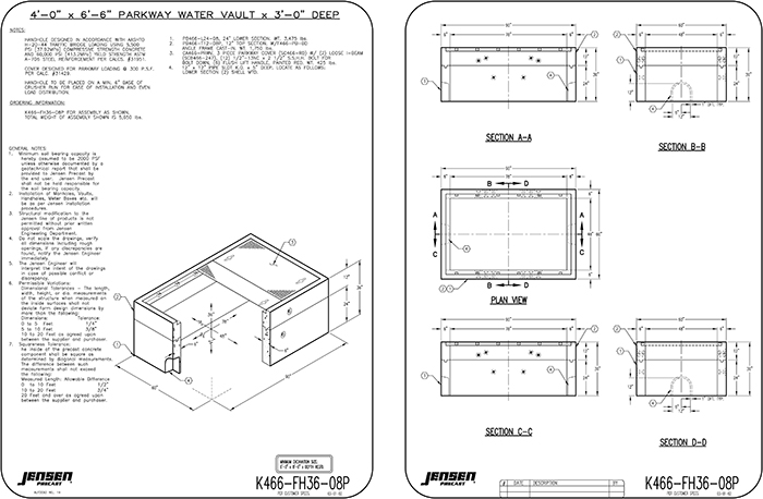 Parkway Water Box - 4878 | Jensen Infrastructure