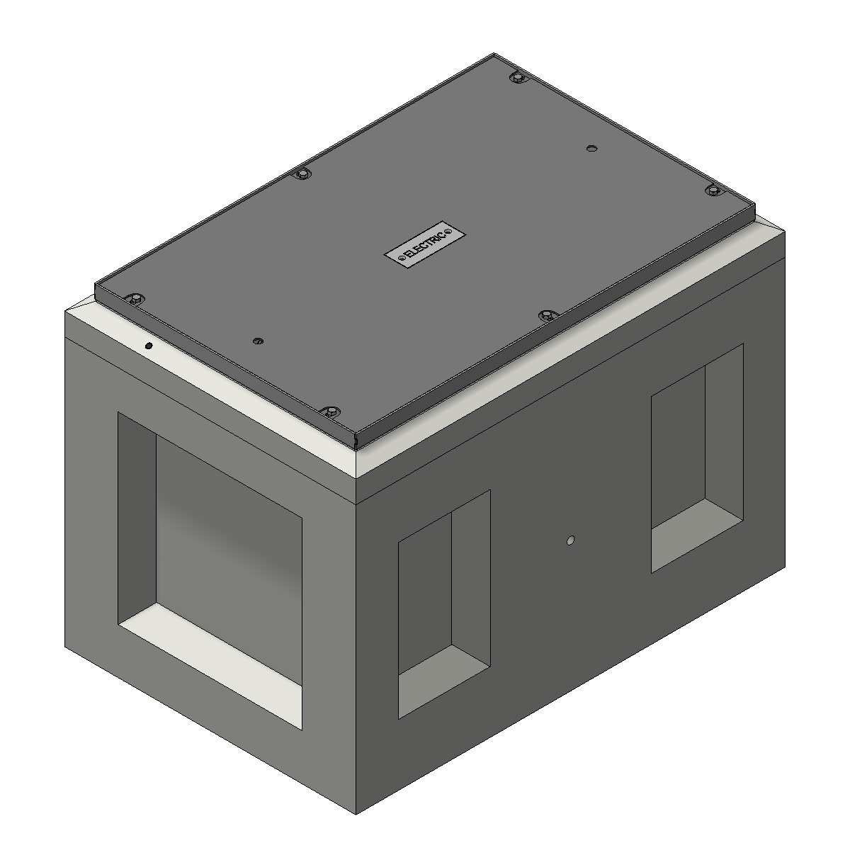 Flat Wall Pull Box - 3048x36 | Jensen Precast