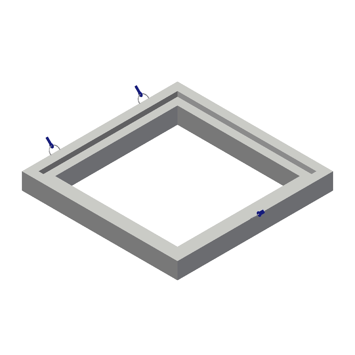 Vault Riser - 44x44x6 - Portland General Electric 00049 | Jensen Precast