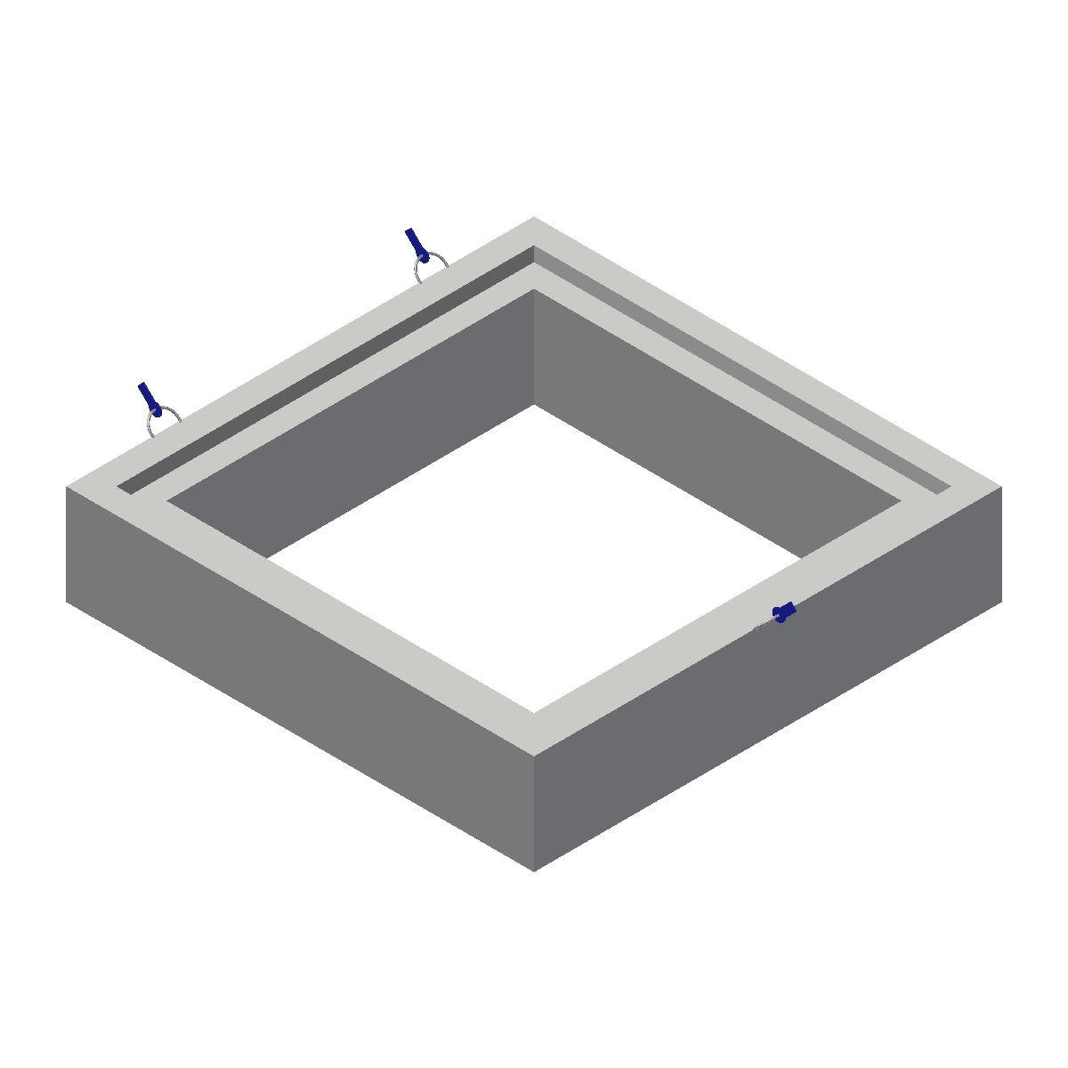 Vault Riser - 44x44x12 - Portland General Electric 39661 | Jensen Precast