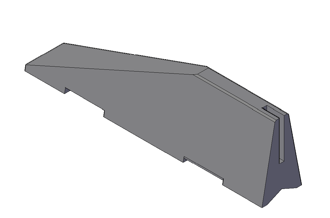 WSDOT 48” Single Slope Terminal End | Jensen Infrastructure