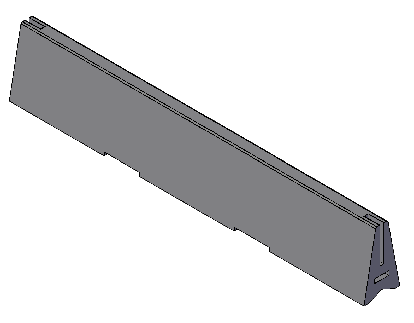 WSDOT 42” Single Slope Barrier | Jensen Precast