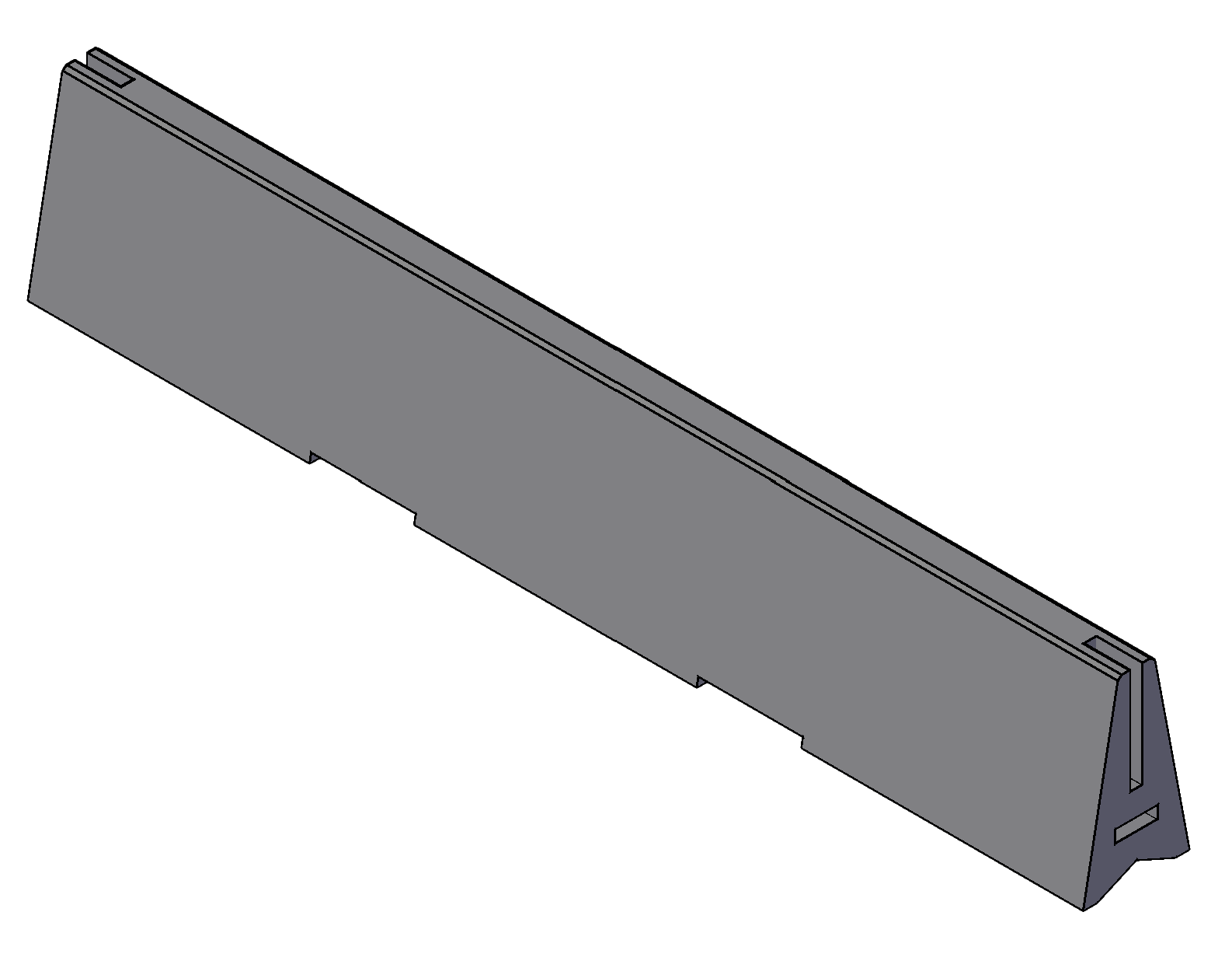 WSDOT 48” Single Slope Barrier | Jensen Precast
