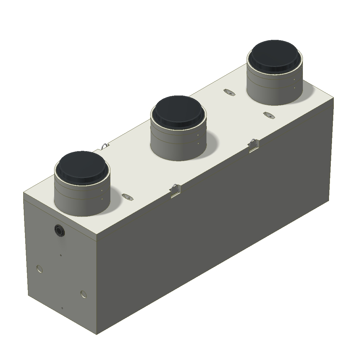 Clarifier JP 2000 gal. 24"E, 24"C, 24"E Incidental Traffic Rated ...