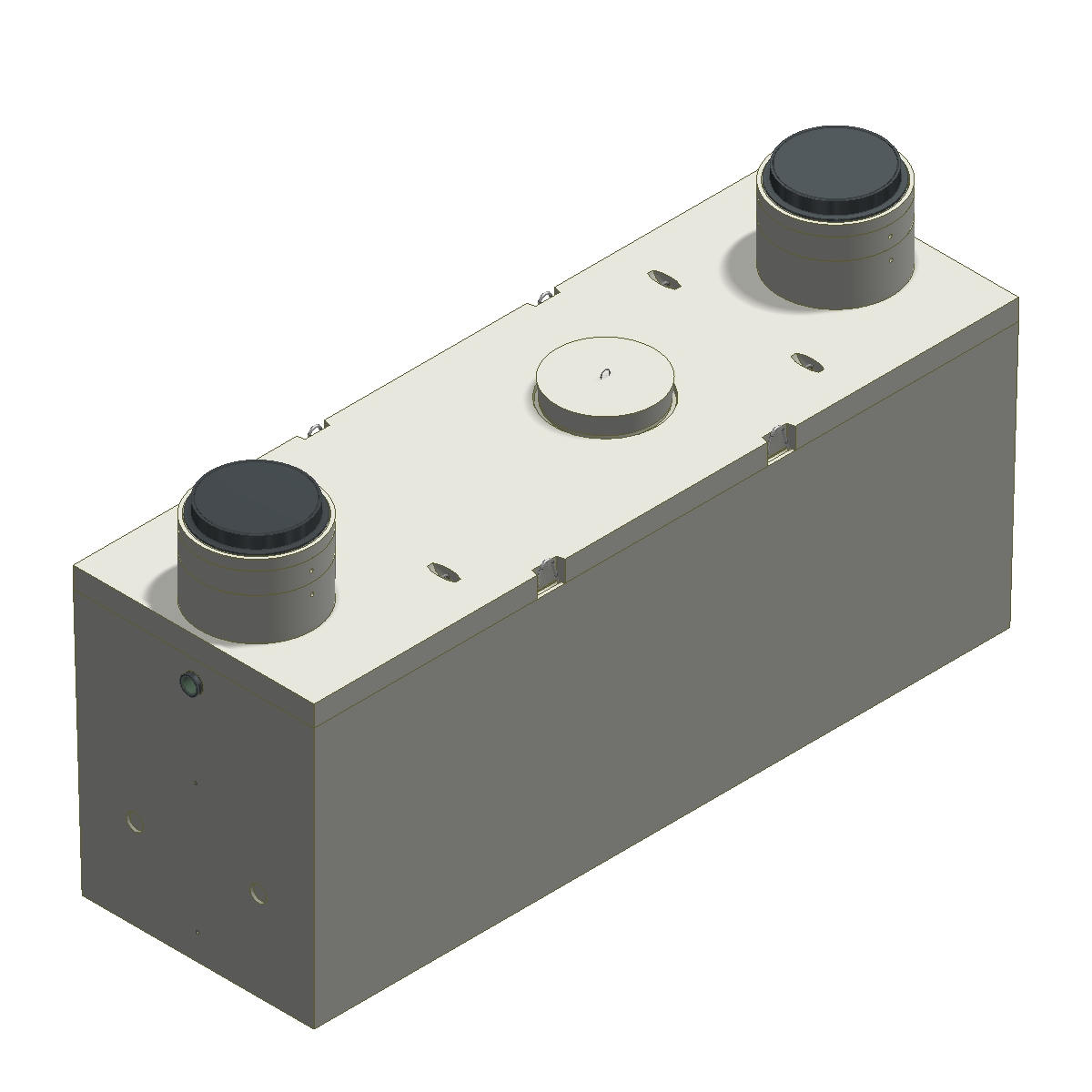 Gravity Grease Interceptor JZ 3000 gal. 24"E, 24"B, 24"E Incidental ...