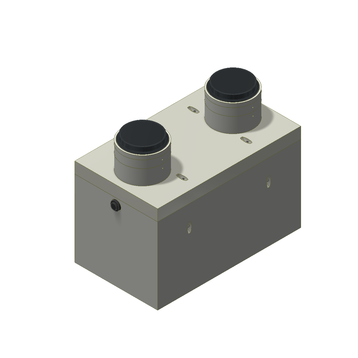 Traffic Rated High Ground Water Gravity Grease Interceptor - 1000 gal ...