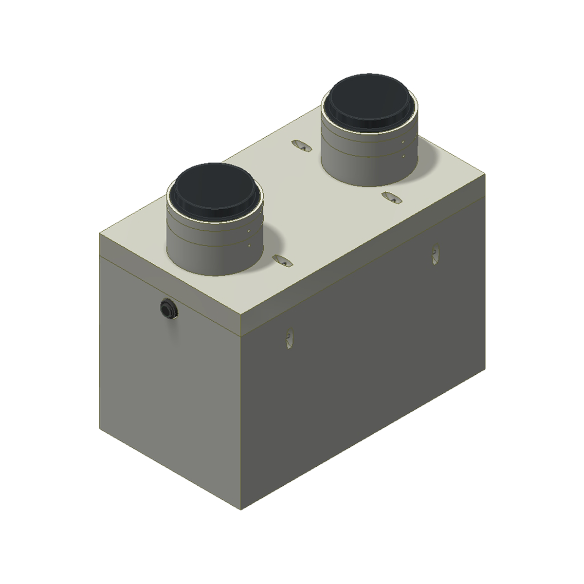 Traffic Rated High Ground Water Gravity Grease Interceptor - 1200 gal ...