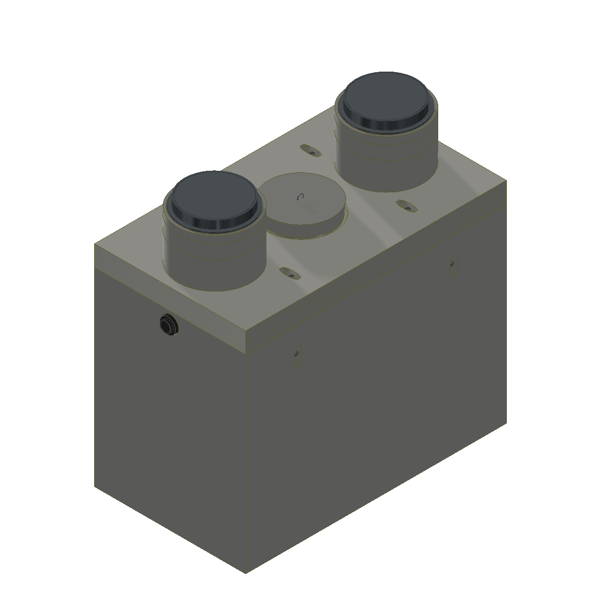 Traffic Rated High Ground Water Gravity Grease Interceptor - 1500 gal ...