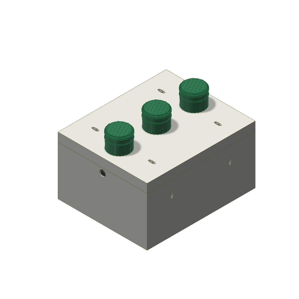 Above Ground Gravity Grease Interceptor - 2000 gal - Center Access ...