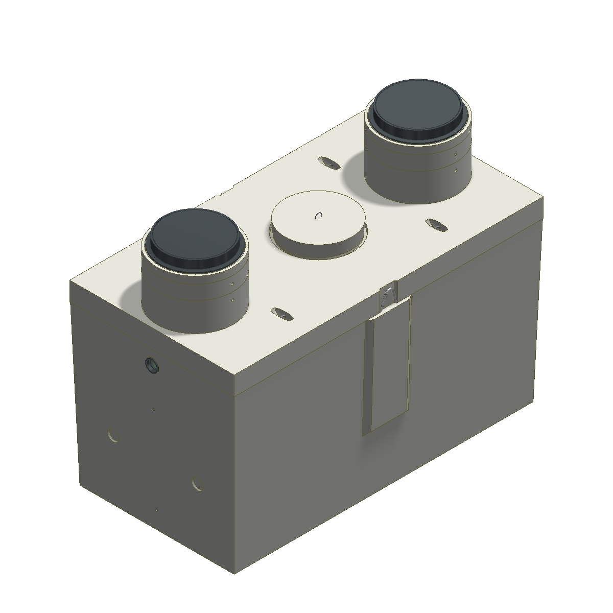 Sand-Oil Interceptor JP 1500 gal. 24"E, 24"B, 24"E Incidental Traffic ...