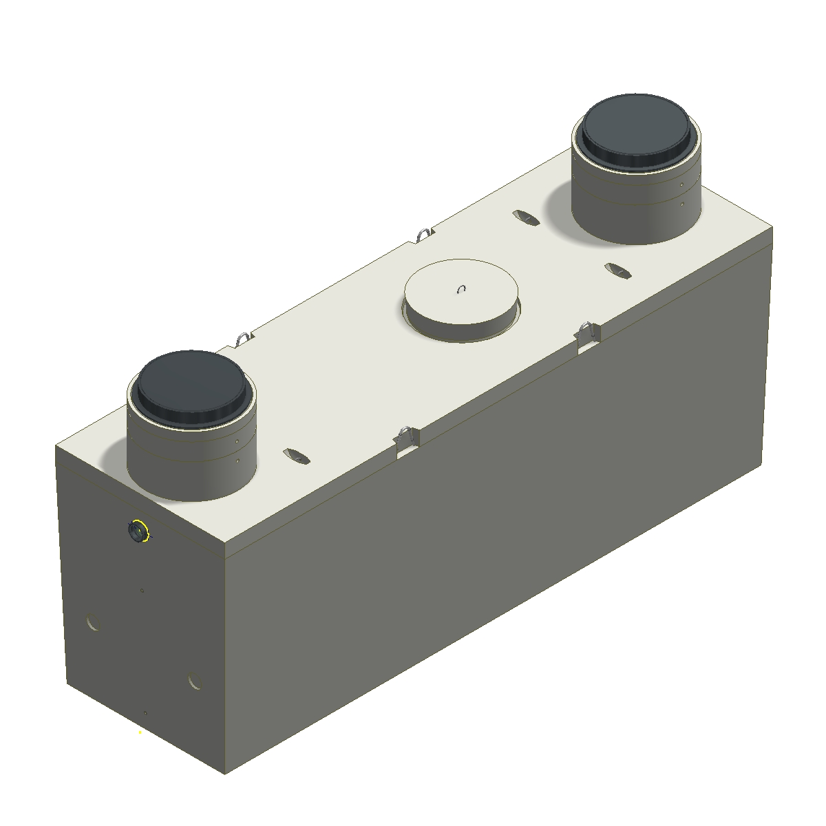 Traffic Rated Sand-Oil Interceptor - 2000 gal - Baffle Access | Jensen ...