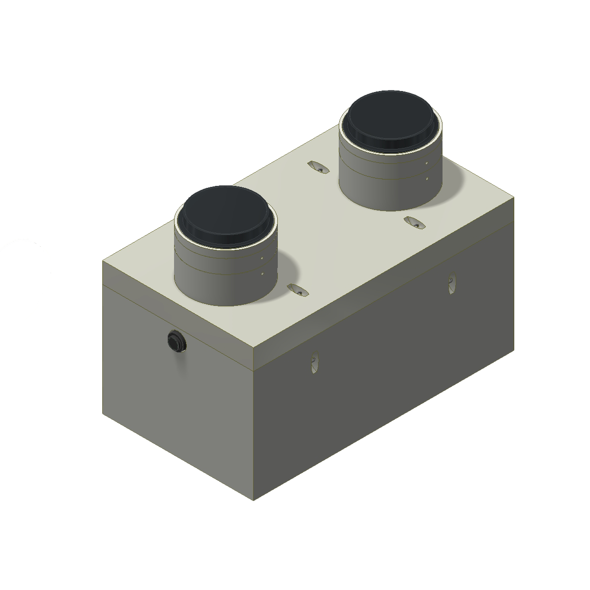 Traffic Rated High Ground Water Sand-Oil Interceptor - 750 gal - End ...