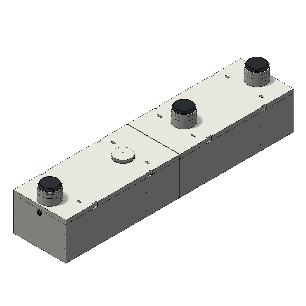 Septic Tank JP 6000 gal. 24"E, 24"B Traffic Rated | Jensen Precast