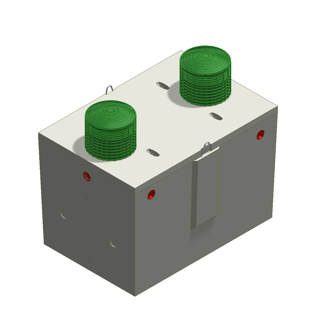 Pedestrian Rated Septic Tank - 1200 gal - End Access | Jensen ...