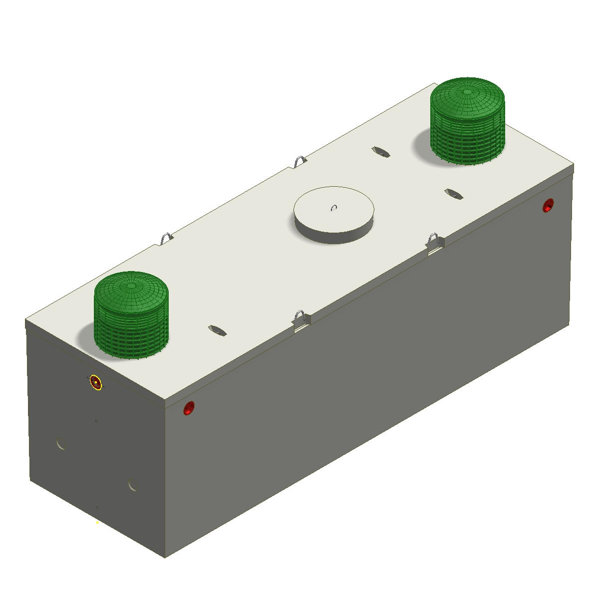 Pedestrian Rated Septic Tank - 2500 gal - Baffle Access | Jensen ...