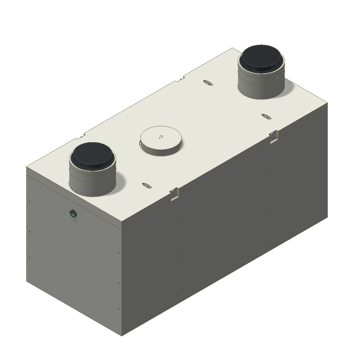 Traffic Rated Septic Tank - 5000 gal - Baffle Access | Jensen ...