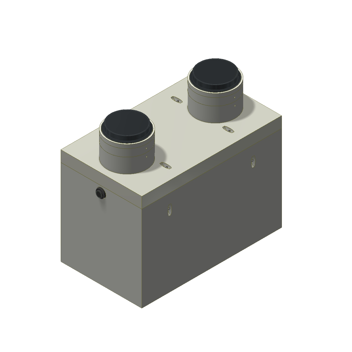 Septic Tank MU 1200 gal. 24"E, 24"E Incidental Traffic Rated | Jensen ...