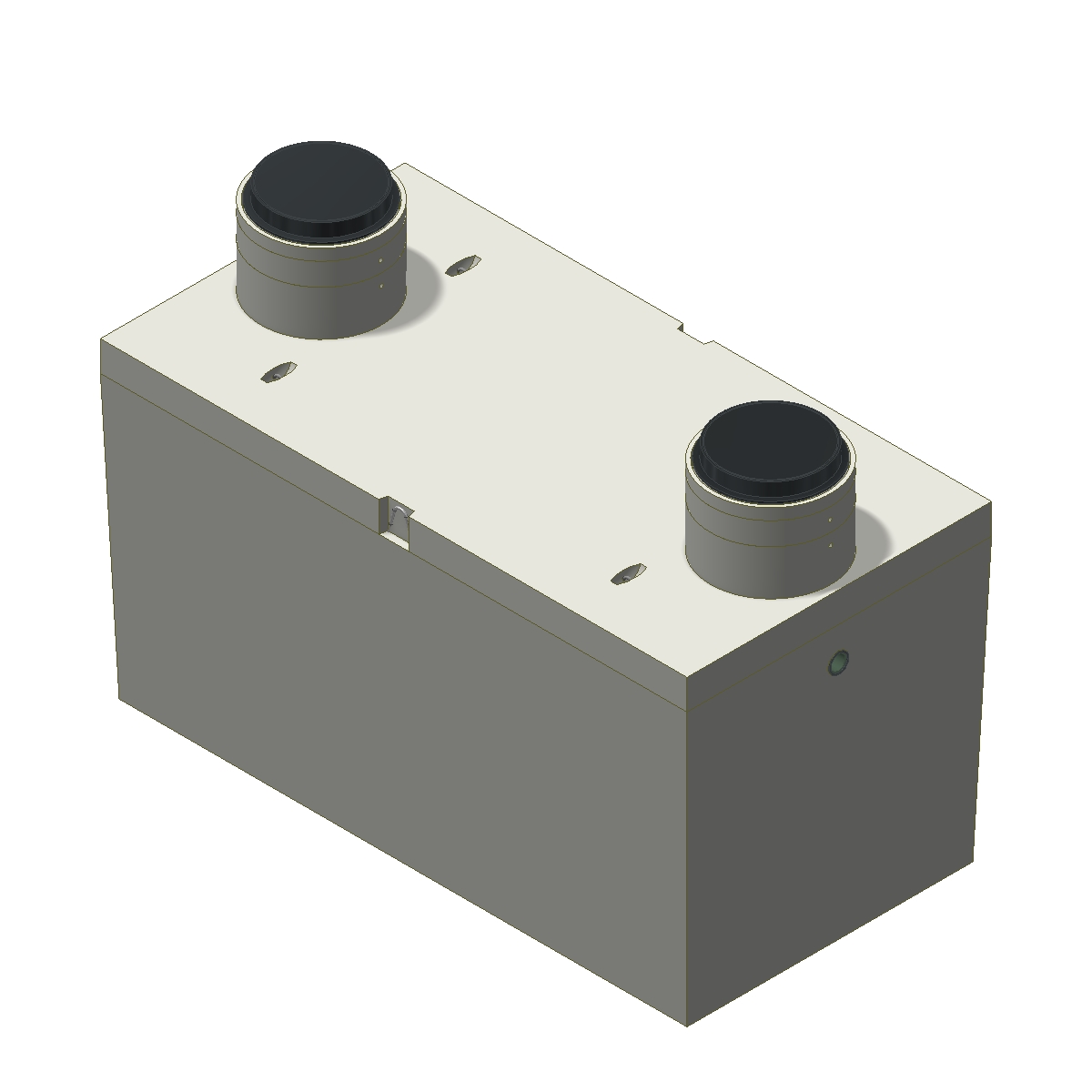 Septic Tank PJP 2500 gal. 24"E, 24"E Traffic Rated | Jensen Precast