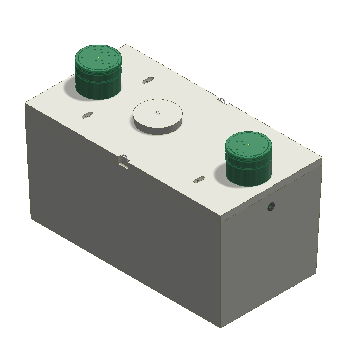 Septic Tank PJS 2500 gal. 24"E, 24"B, 24"E Pedestrian Rated | Jensen ...