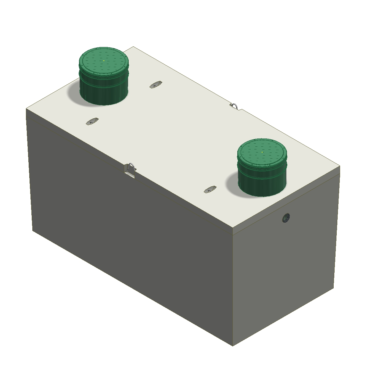 Pedestrian Rated Septic Tank - 2500 gal - End Access - AZ Market ...