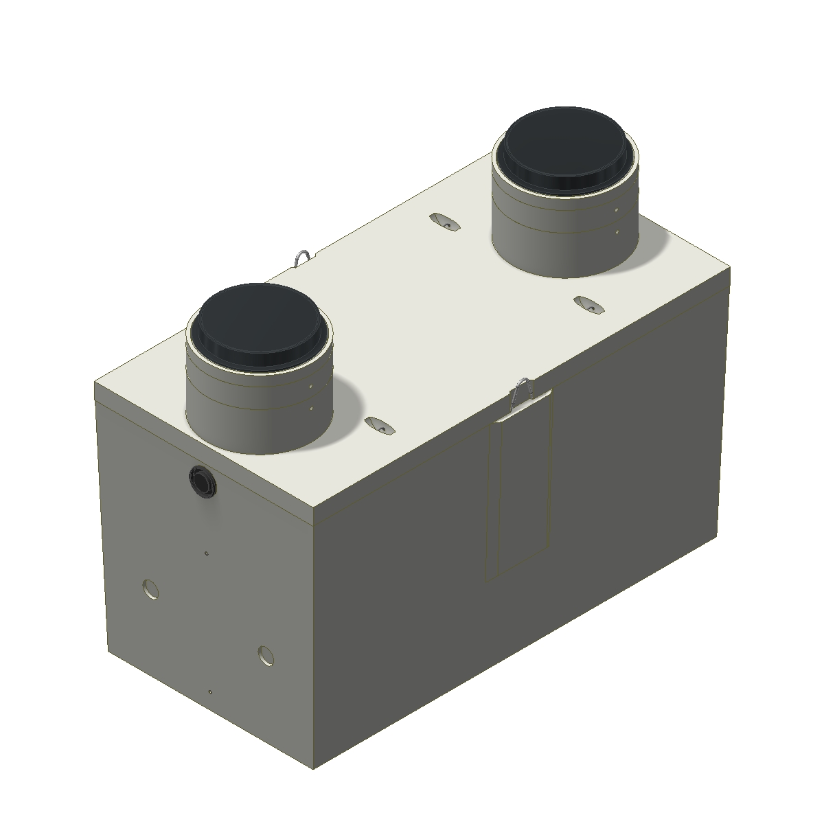 Traffic Rated Holding Tank - 1500 gal - End Access | Jensen Infrastructure