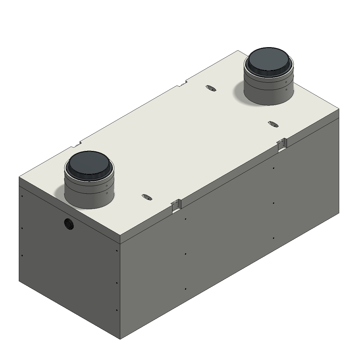 Traffic Rated Holding Tank - 4000 gal - End Access | Jensen Infrastructure