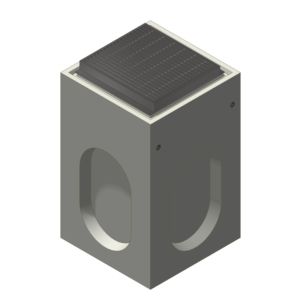 Drainage Inlet 2424x48 with 24"x24"C | Jensen Infrastructure