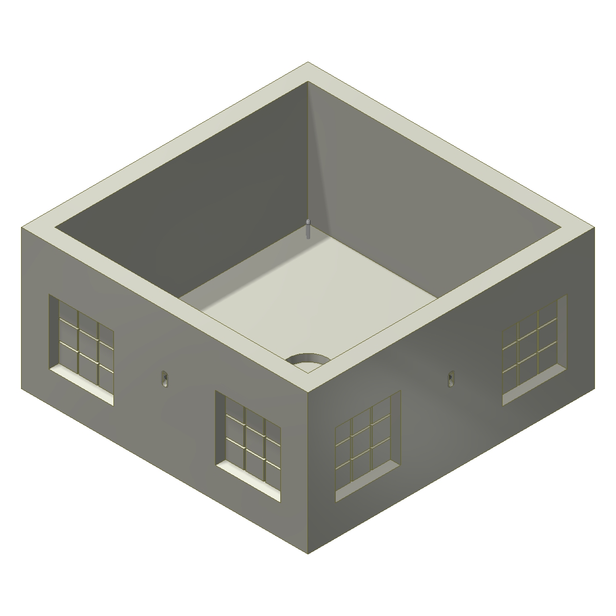 Vault 7676x37 Bottom Section Knockout Sump | Jensen Precast