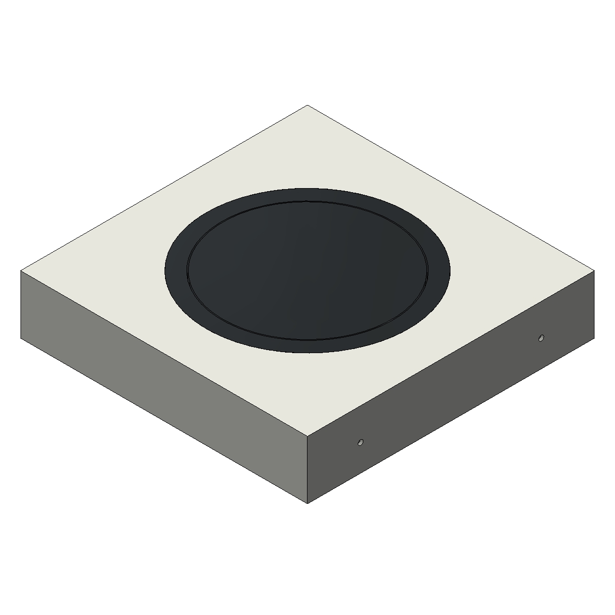 Vault 4242x12 Slab Top 30"C Cast-In Cover | Jensen Precast