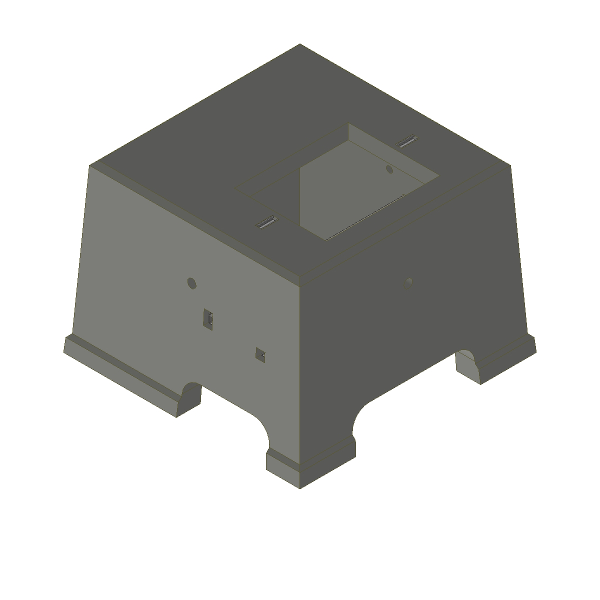 Pad Mount Vault 4848 Assembly | Jensen Precast