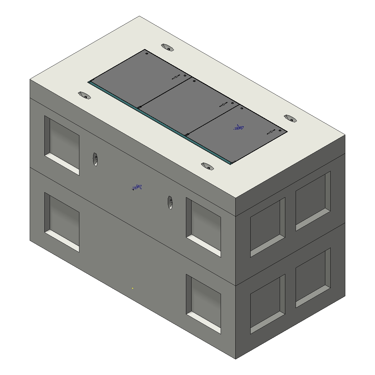 Vault Layout 72144x84 101"x34"C | Jensen Infrastructure