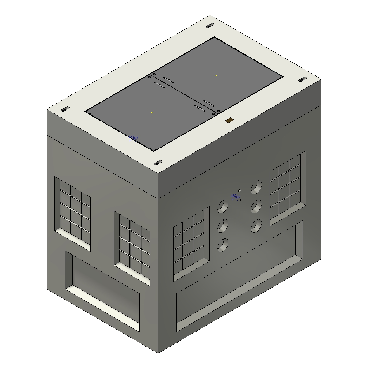 Vault Layout 5078 x 67 33"x66"C | Jensen Precast